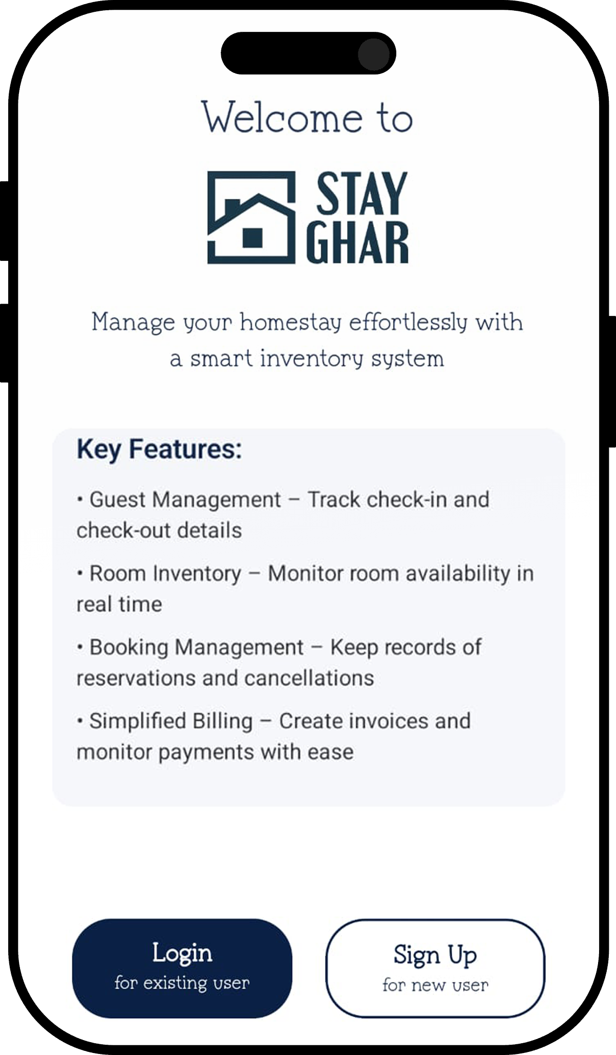 Homestay Room Management App – A digital India initiative by StayGhar ...